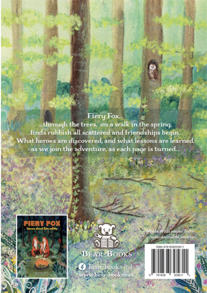 Fiery Fox learns;recycle,reuse and take rubbish home - Bear Books